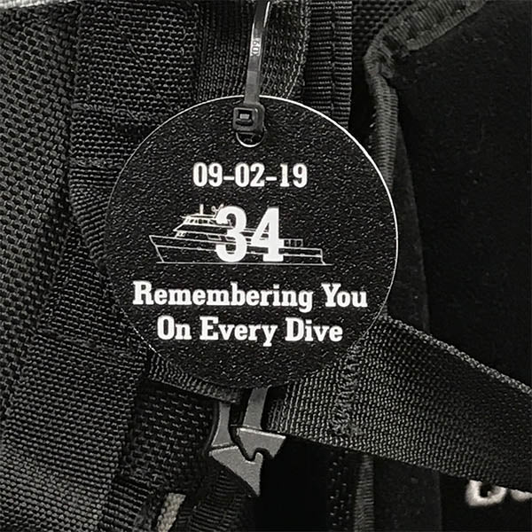 MV Conception Memorial Scuba Tag - YourBagTag