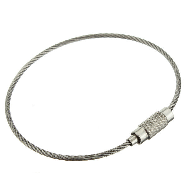 Stainless Steel Wire Loops to Attach Bag and Gear Tags - YourBagTag