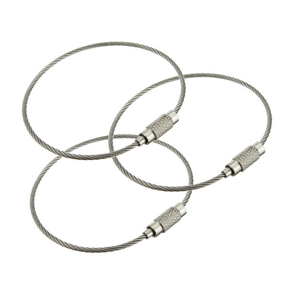 Stainless Steel Wire Loops to Attach Bag and Gear Tags - YourBagTag